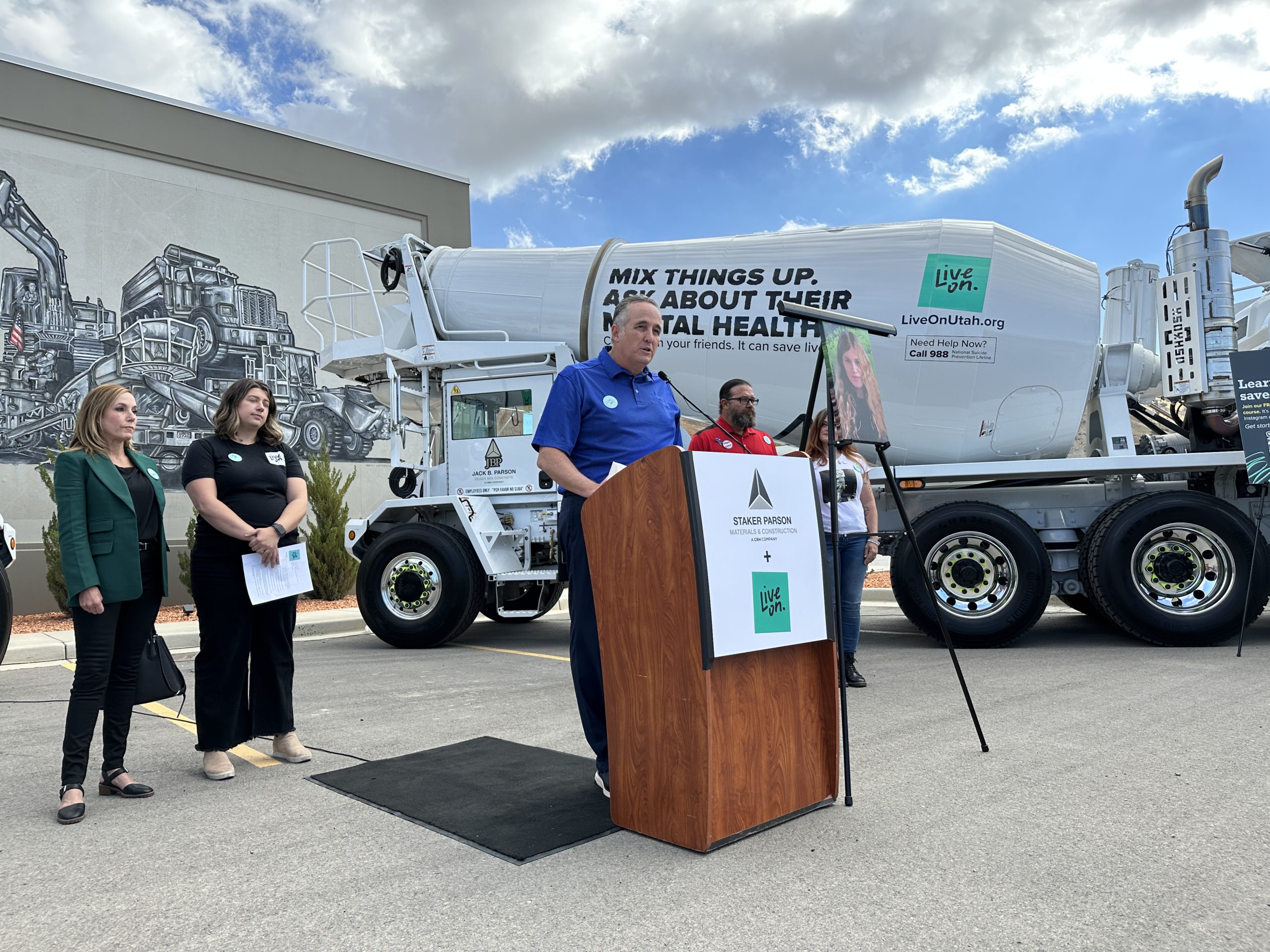 Staker Parson and Live On Utah Partner for Suicide Prevention Awareness